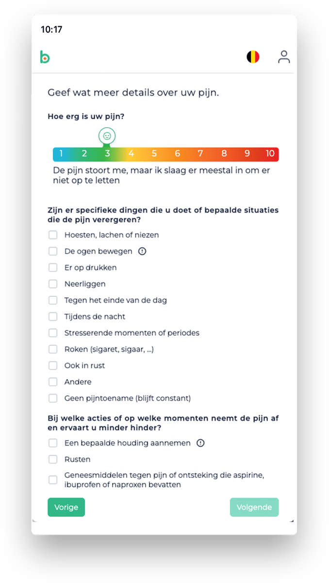 AI-gestuurde diagnose, ziektebeheer en navigatie voor patiënten en zorgverleners.